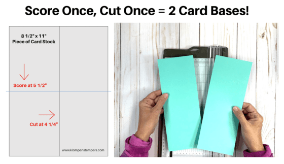 Learn How to Cut Card Stock for Card Making - 2 Essential Measurements