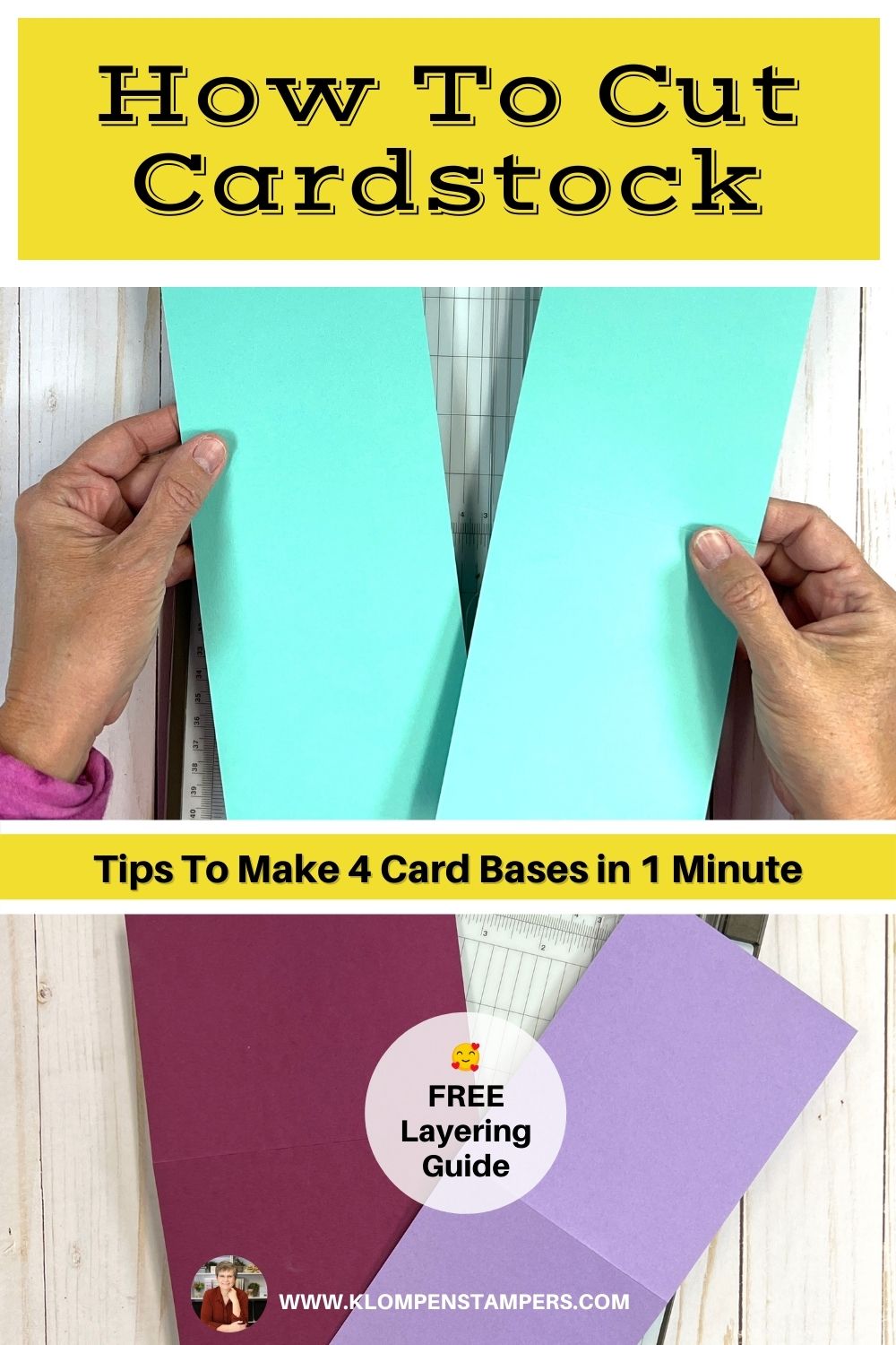 Learn How to Cut Card Stock for Card Making - 2 Essential Measurements