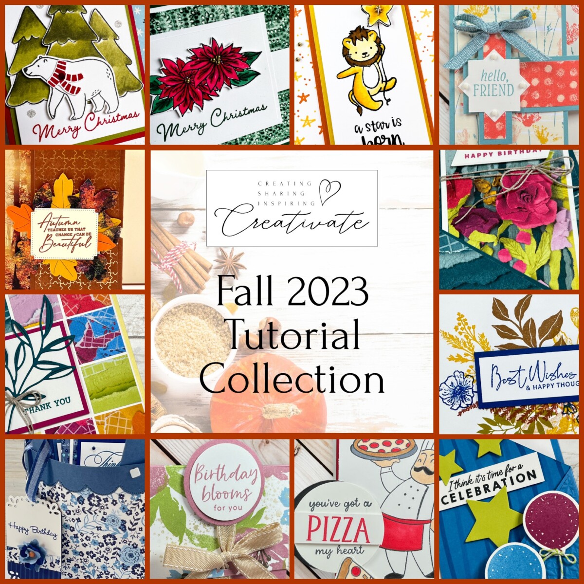 Creativate Fall 2020 Retreat Tutorial Collection - Klompen Stampers