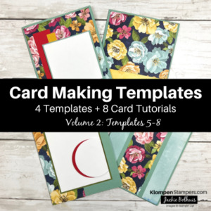 Card Templates For Easy Card Making - Klompen Stampers