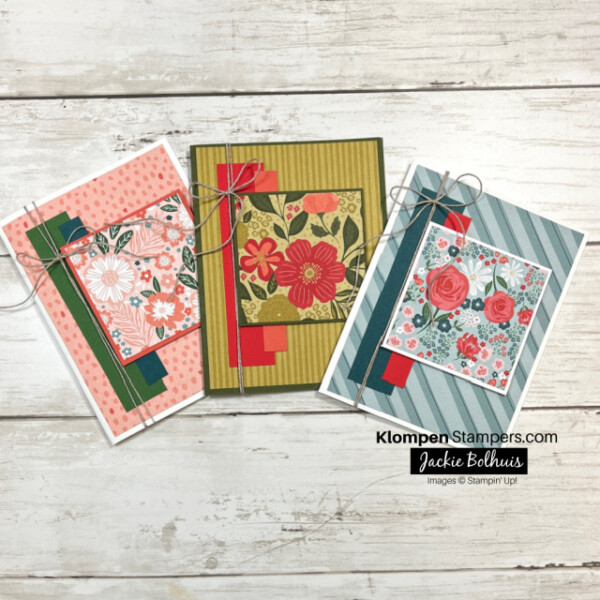 Use Card Templates To Make These 4 Easy Layouts - Klompen Stampers