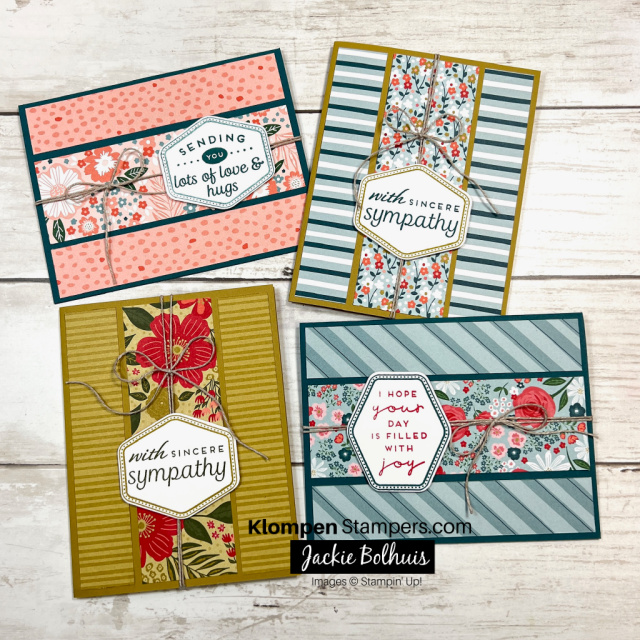 Use Card Templates To Make These 4 Easy Layouts - Klompen Stampers