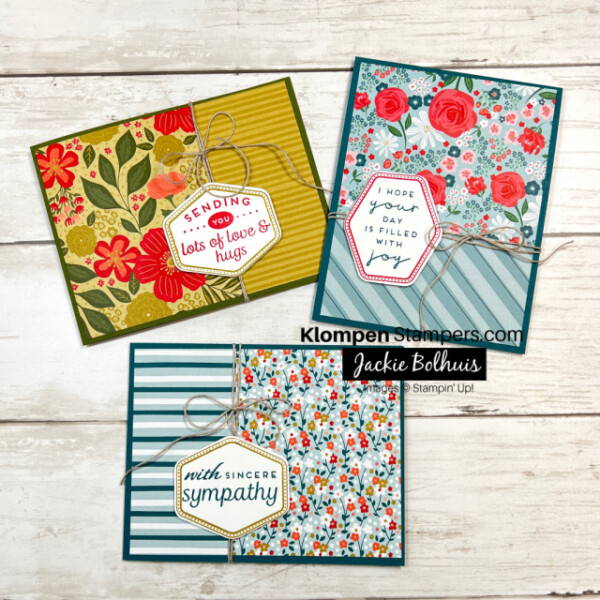 Use Card Templates To Make These 4 Easy Layouts - Klompen Stampers