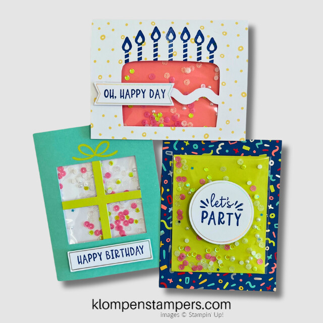 Let's Party With The Confetti Birthday Card Kit!