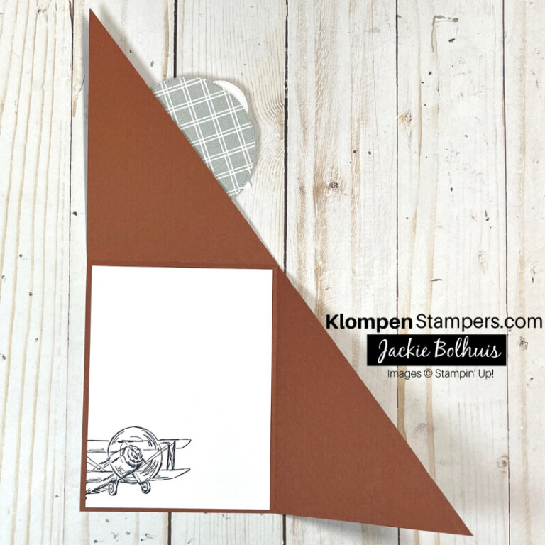 Easy Triangle Fold Card Tutorial